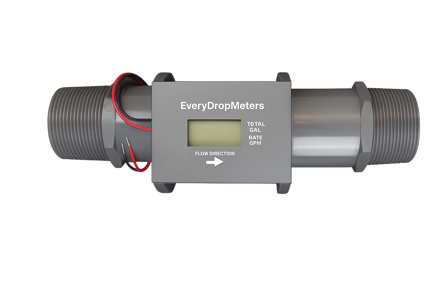 EveryDrop WM-2100 2" Wired Vortex Flowmeter – Everydropmeters